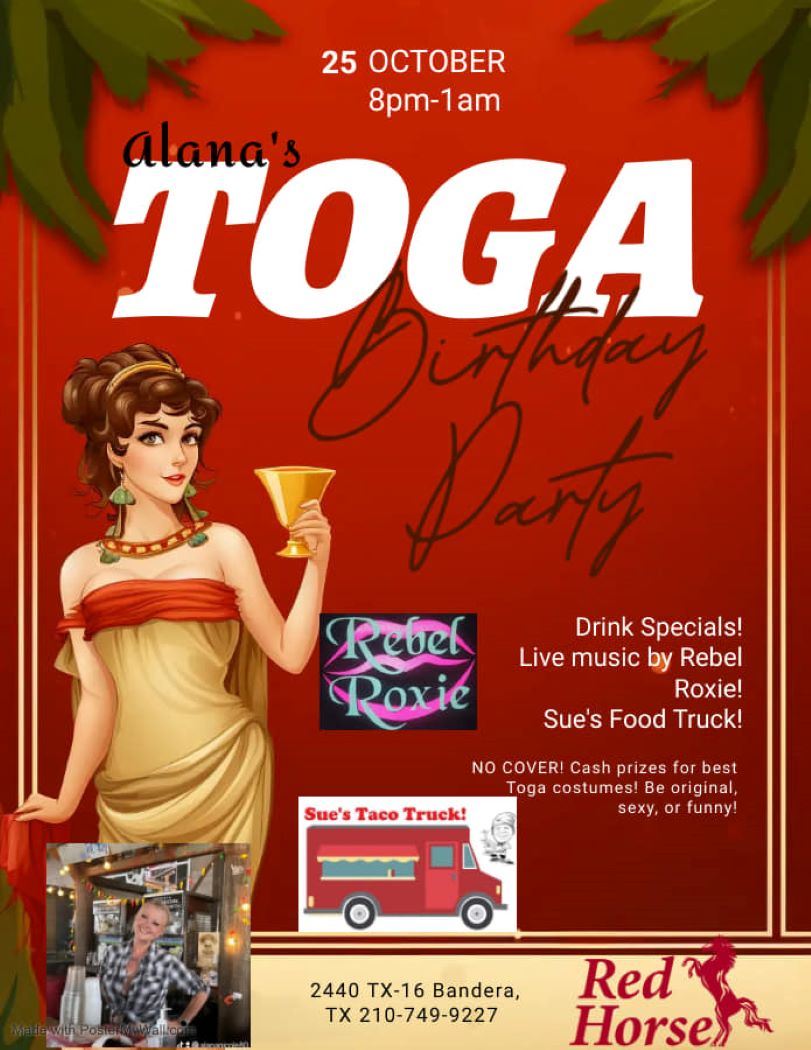ALANA'S TOGA PARTY