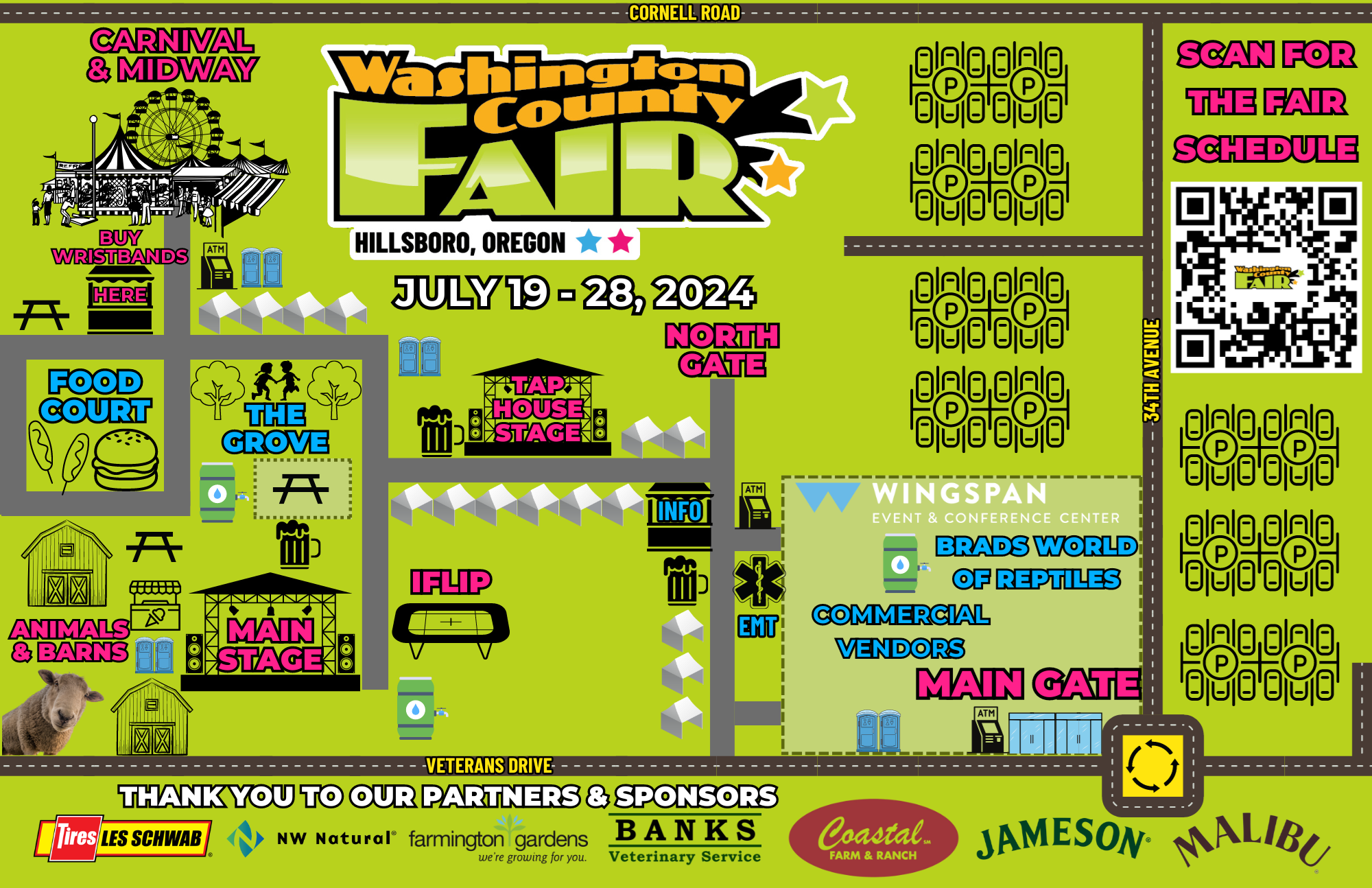 Washington Fair Directions and Parking