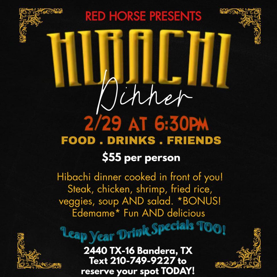 Hibachi Dinner-Red Horse