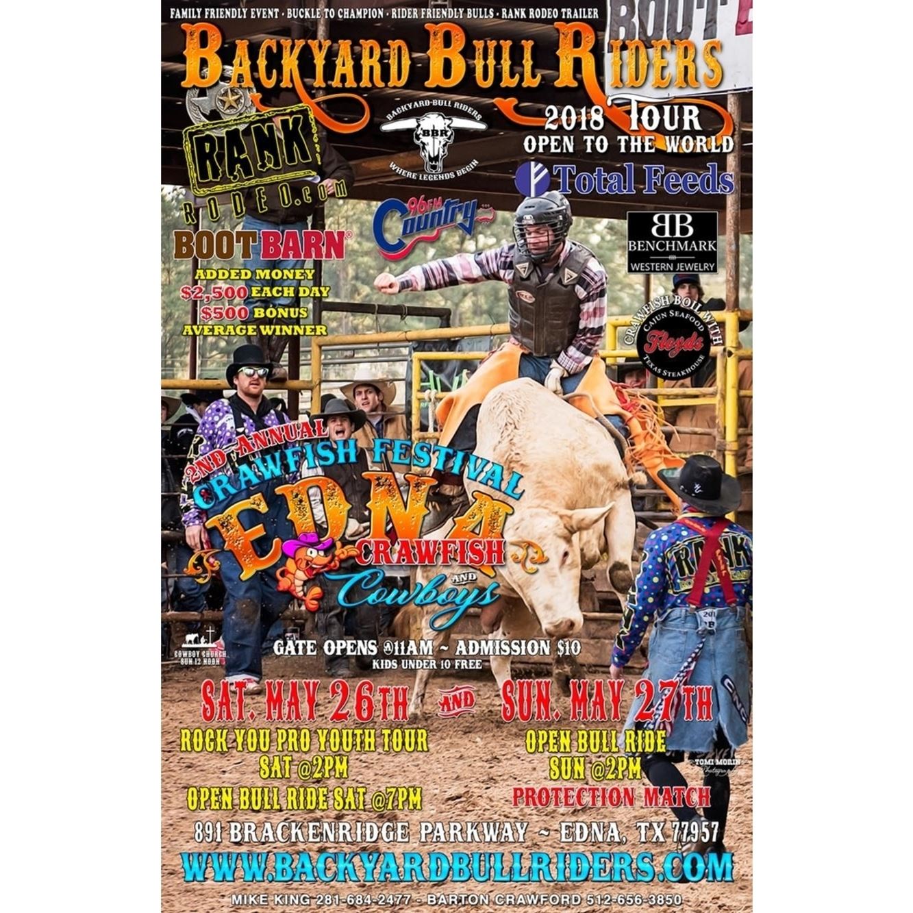 RANK Rodeo Bull Riding & Crawfish Festival