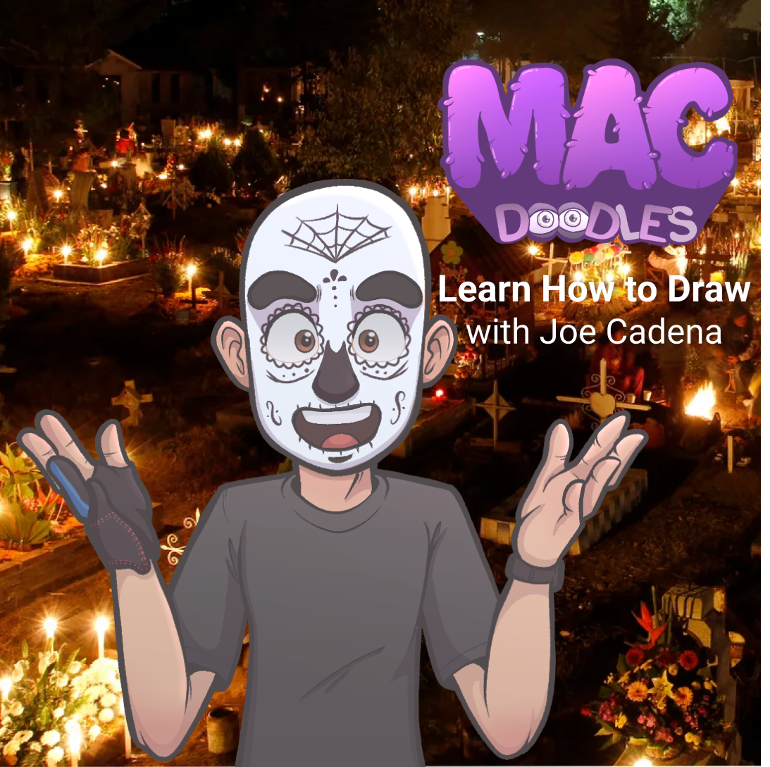 MAC Doodles with Joe Cadena: Dia de Los Muertos + Hispanic Heritage Month