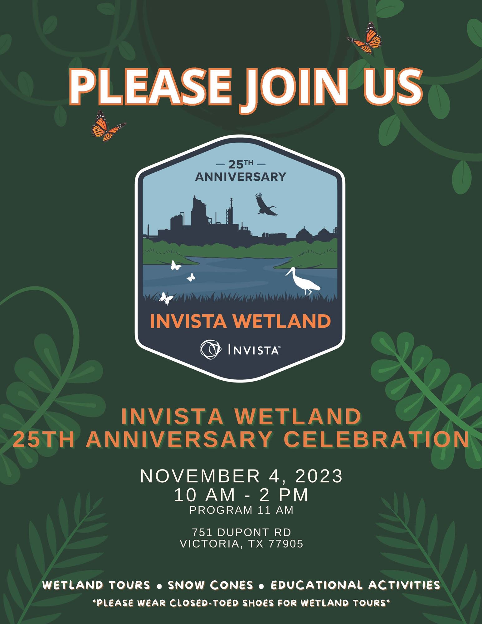 Invista Wetlands 25th Anniversary