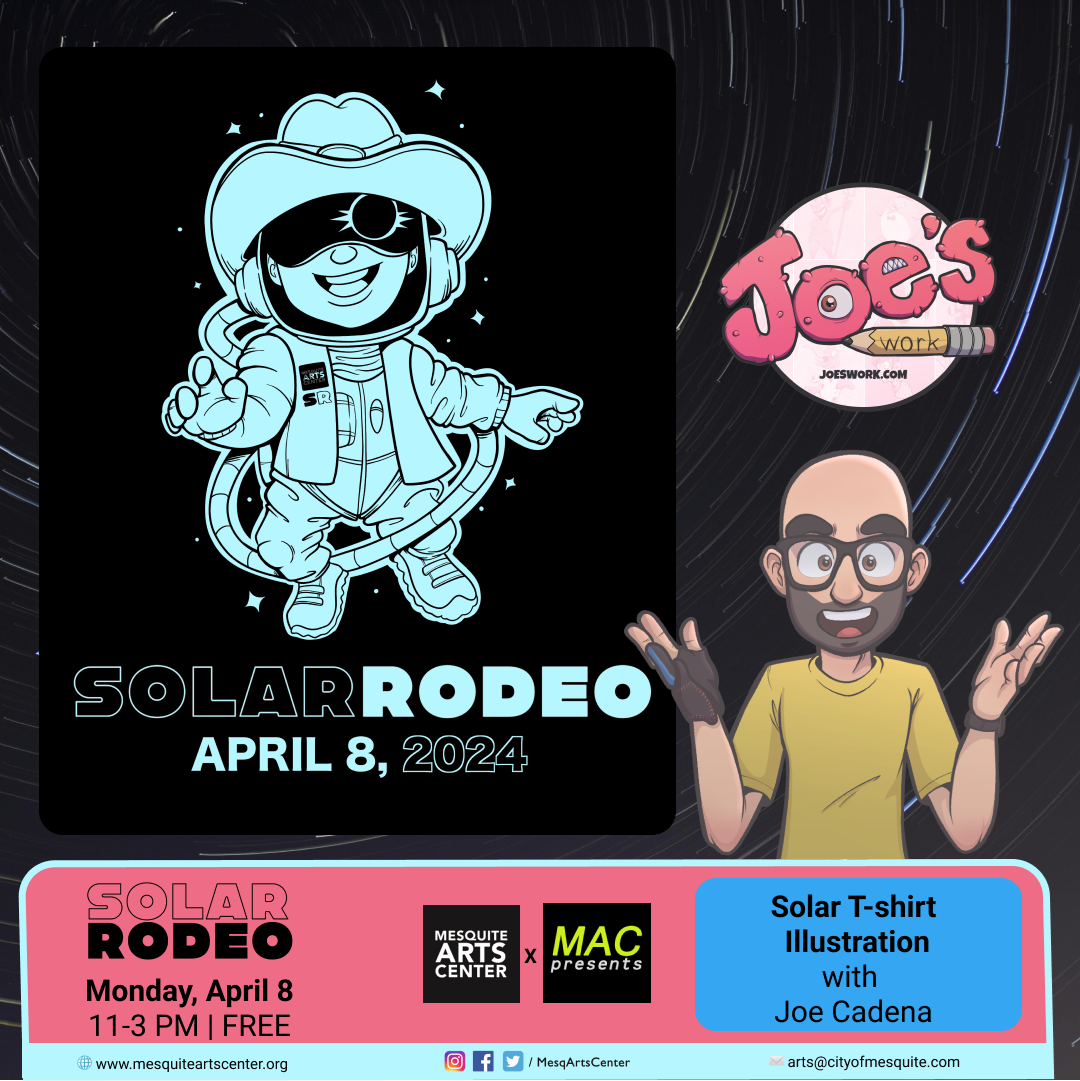 Solar Eclipse Rodeo at Mesquite Arts Center