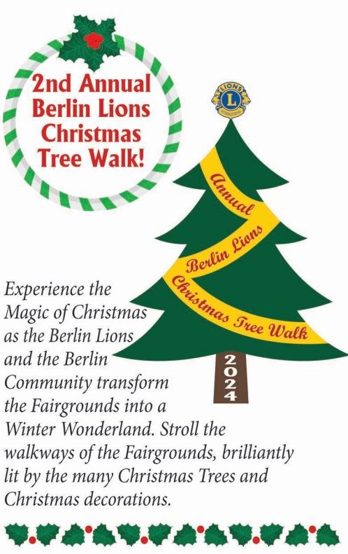 Berlin Lions Second Annual Christmas Tree Walk