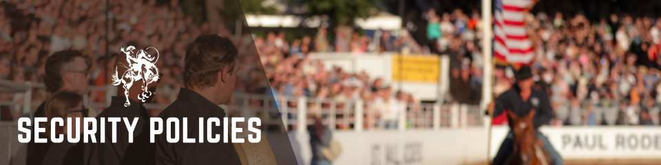 Security Policies - St. Paul Rodeo