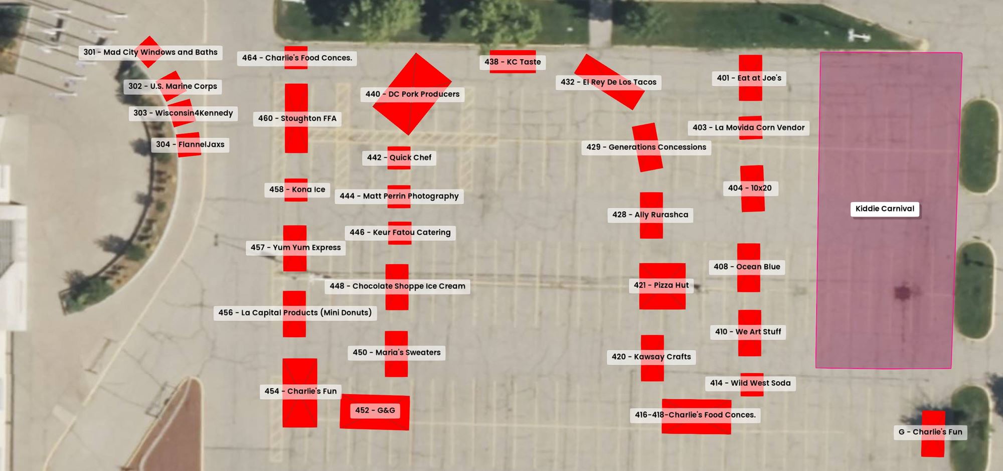 Vendor Map - Outside