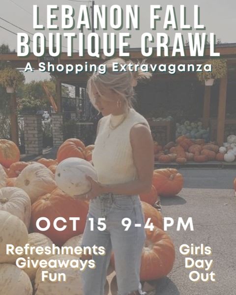 Lebanon Spring Boutique Crawl