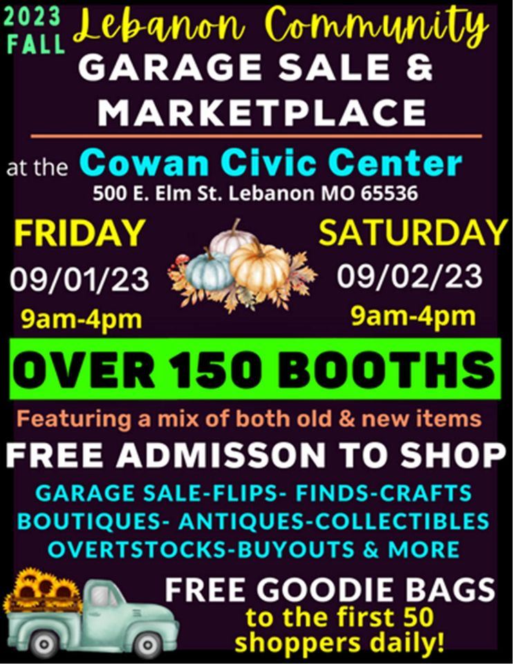 Fall Garage Sale & Maketplace