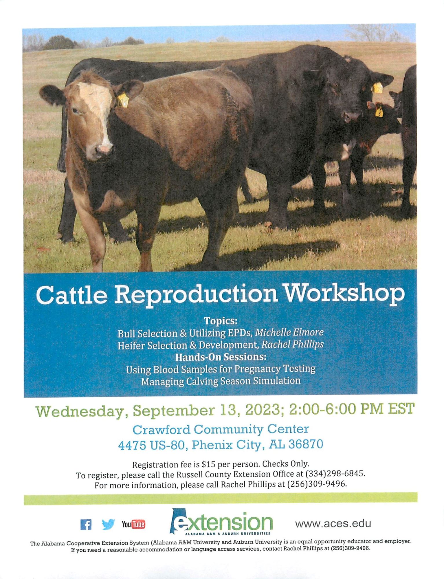 Beef Cattle Reproduction Workshop