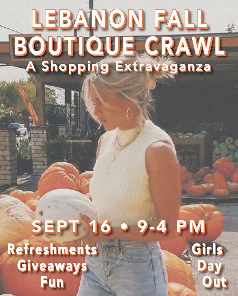 Lebanon Spring Boutique Crawl