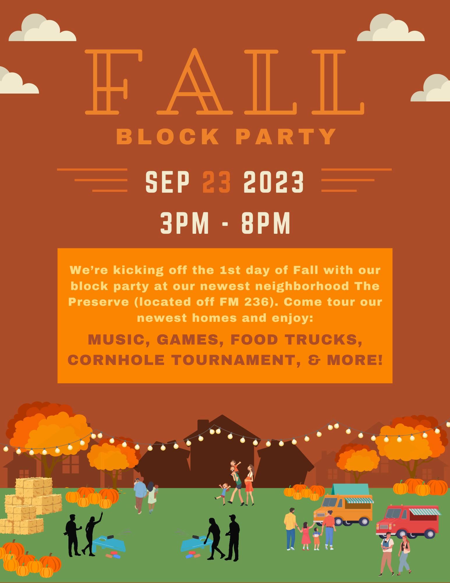 2023 Kimberlite Homes Fall Block Party