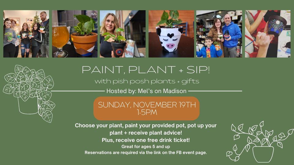 Plant, Paint & Sip