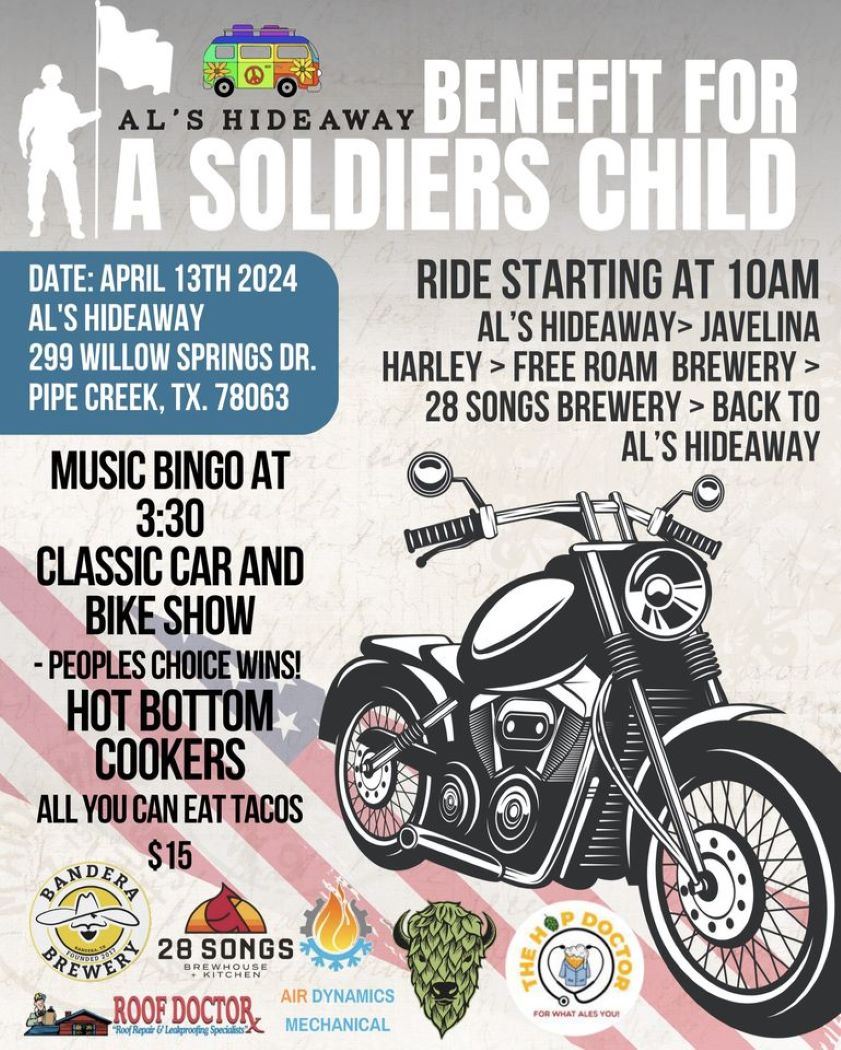 BENEFIT FOR A SOLDIERS CHILD AT AL'S HIDEAWAY