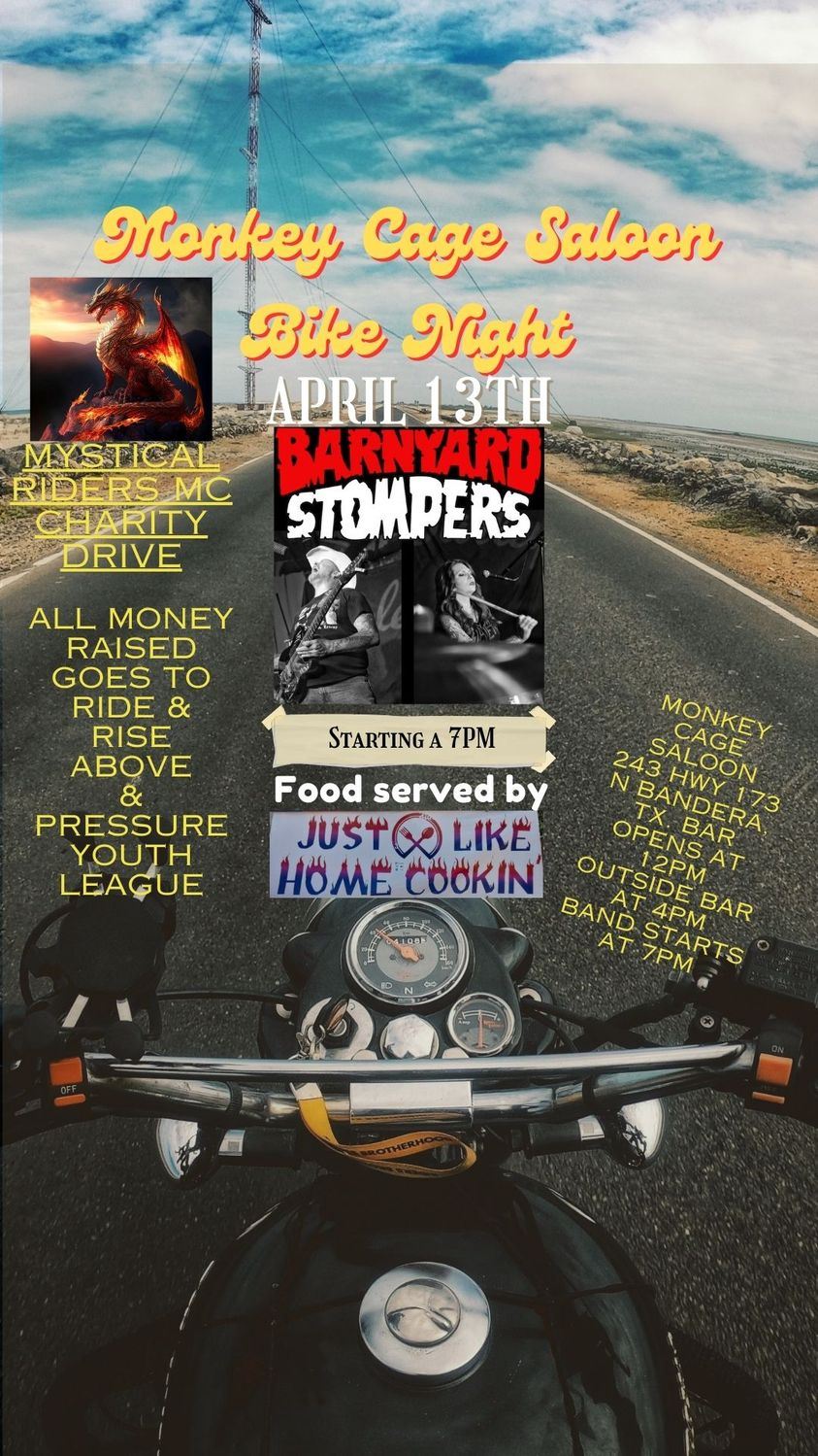 BIKE NIGHT AT MONKEY CAGE SALOON