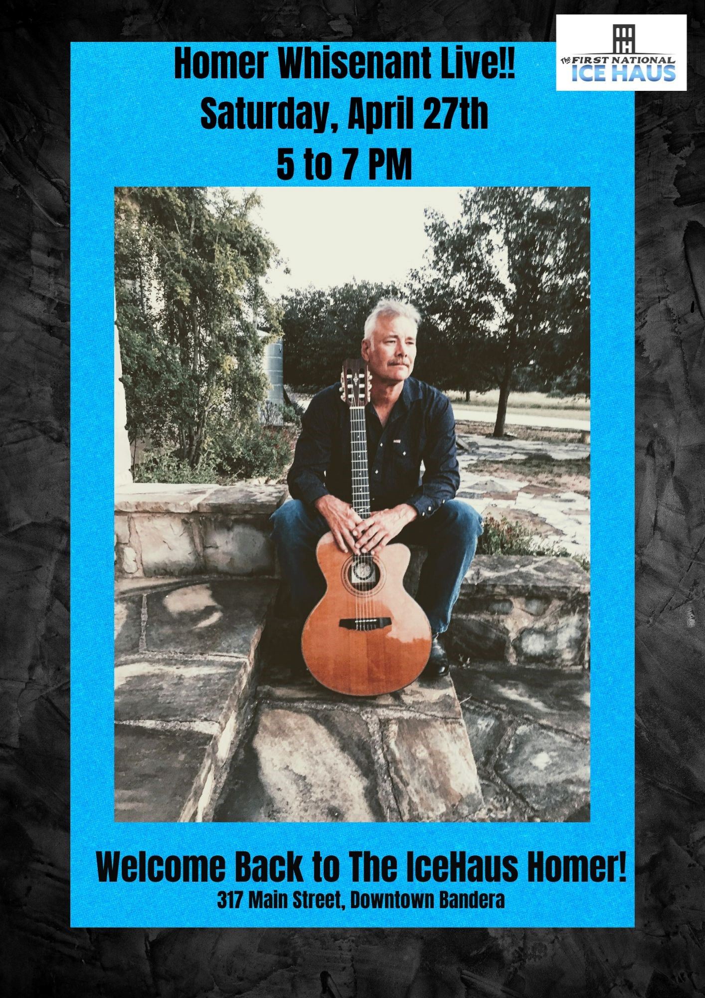 HOMER WHISENANT AT THE FIRST NATIONAL ICE HAUS