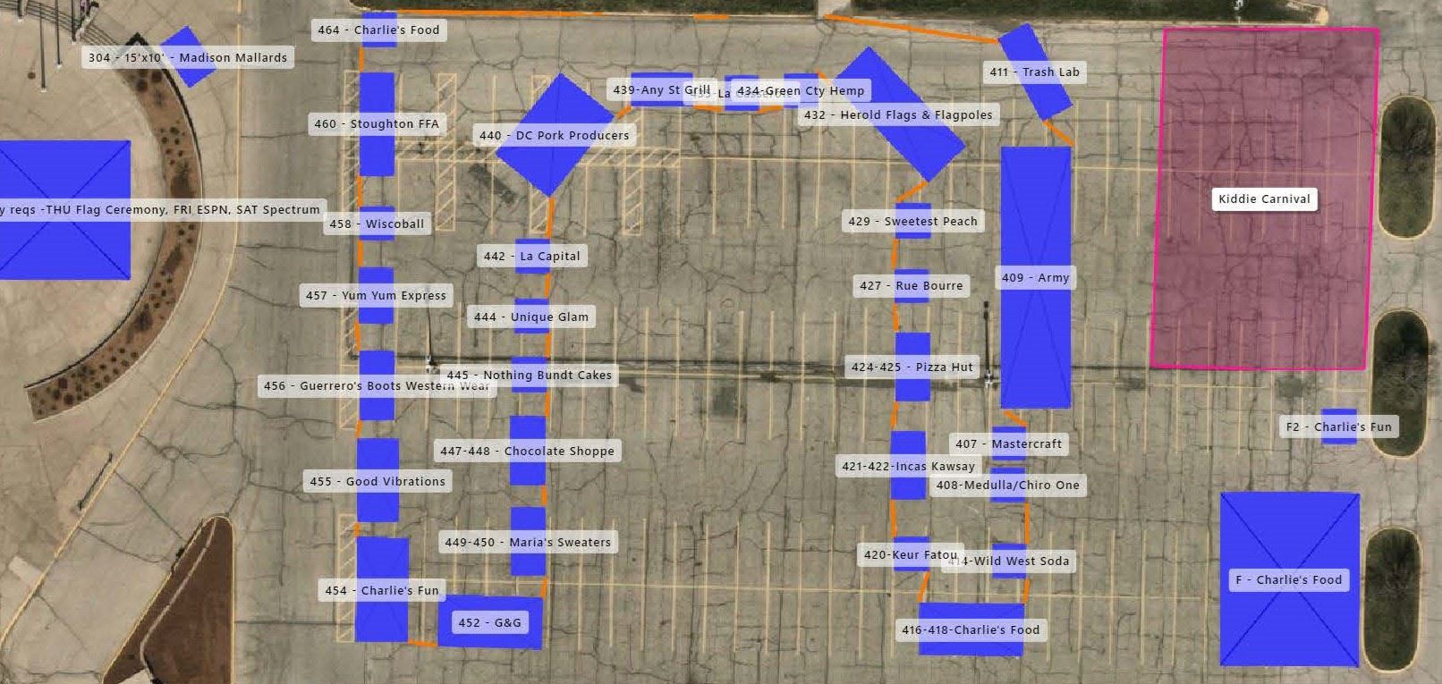 Vendor Map - Outside