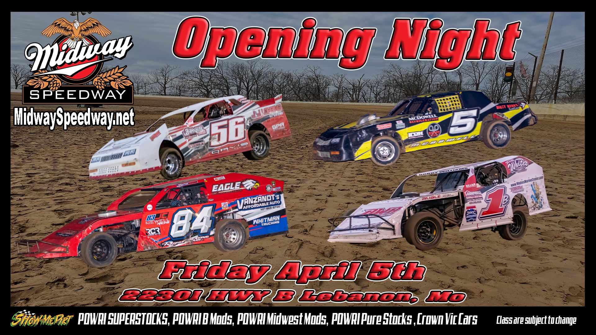 Opening Night at the Midway Speedway