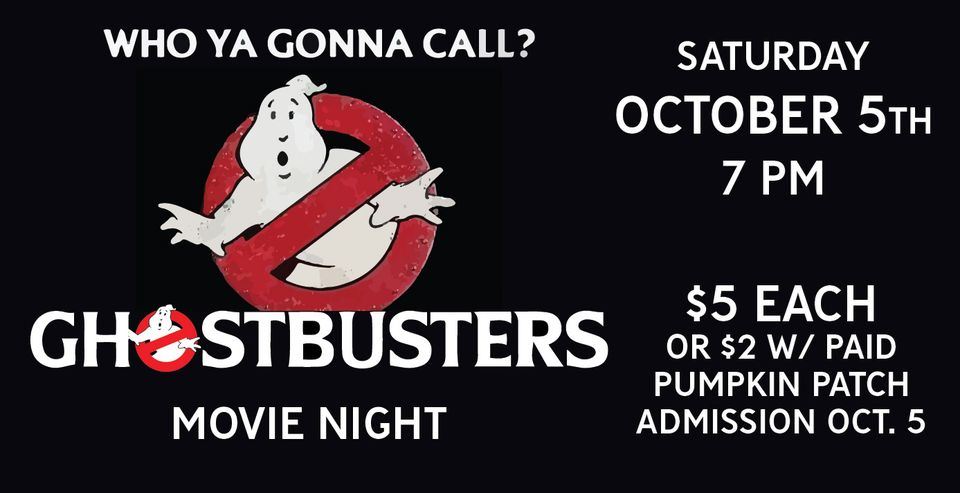 Ghostbusters Movie Night at the Patch