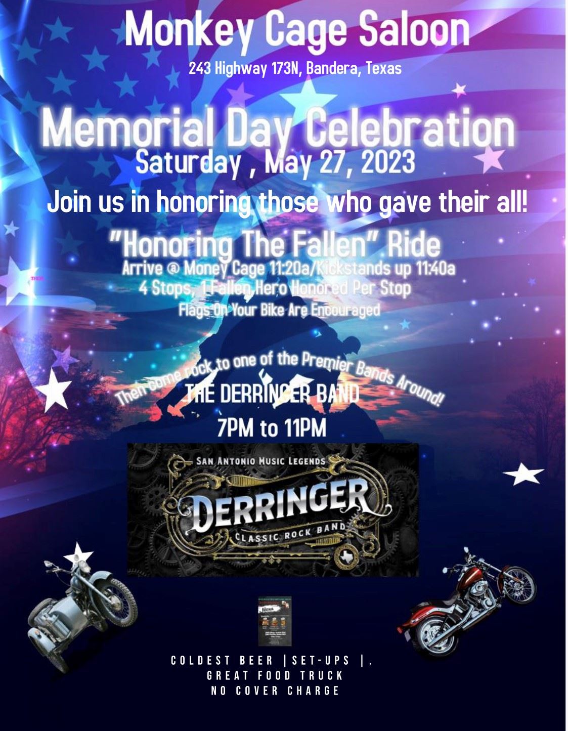 Memorial Day Celebration - "Honoring The Fallen" Ride