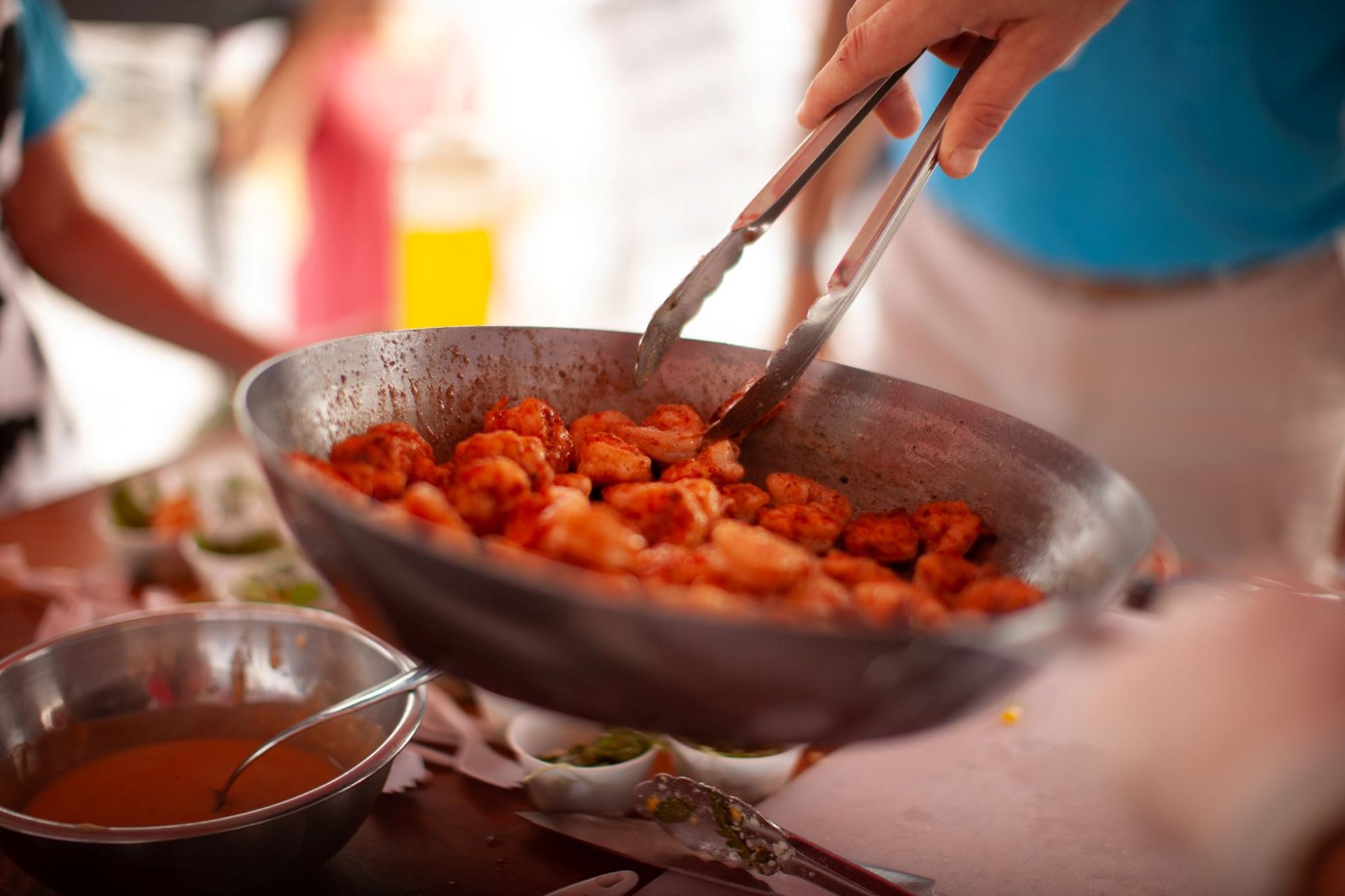 Got to be NC Seafood Cooking Stage