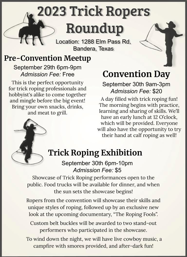 TRICK ROPERS ROUNDUP