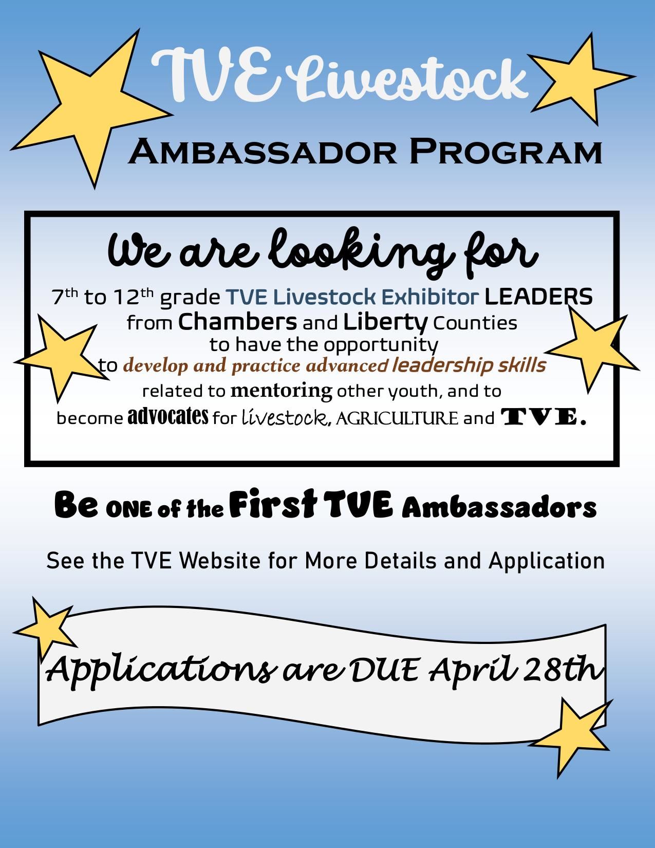 TVE Ambassador Program