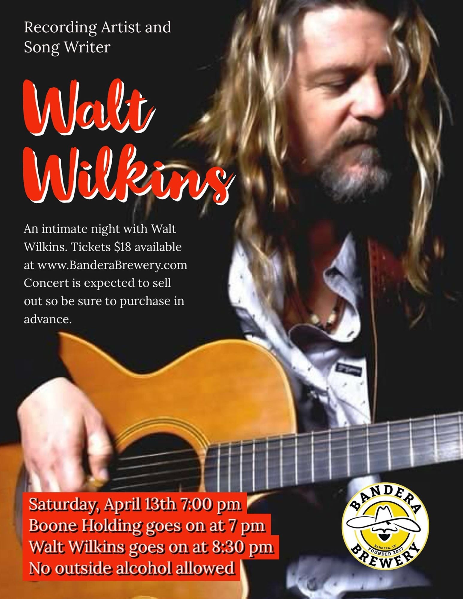 Bandera Brewery Presents-Boone Holding