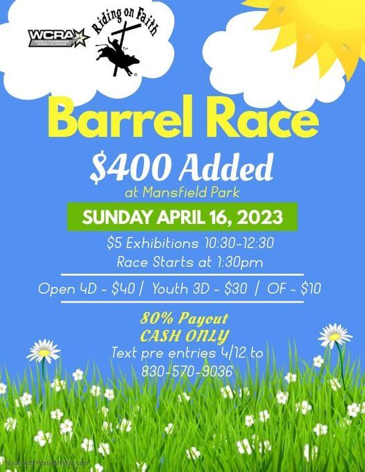 Sunday Fin Day Barrel Race