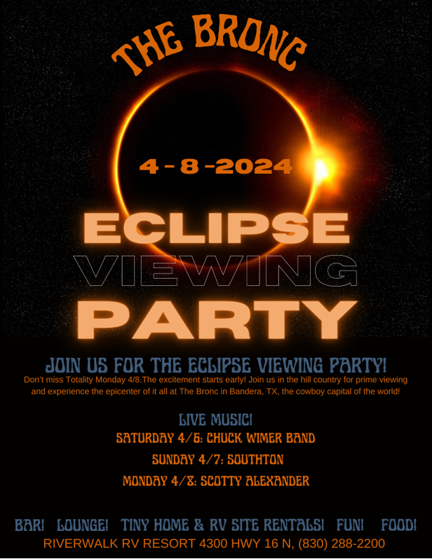 Eclipse Viewing Party at The Bronc