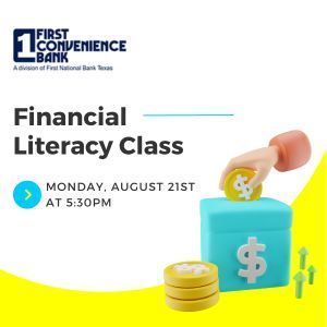 Financial Literacy Class with First Convenience Bank