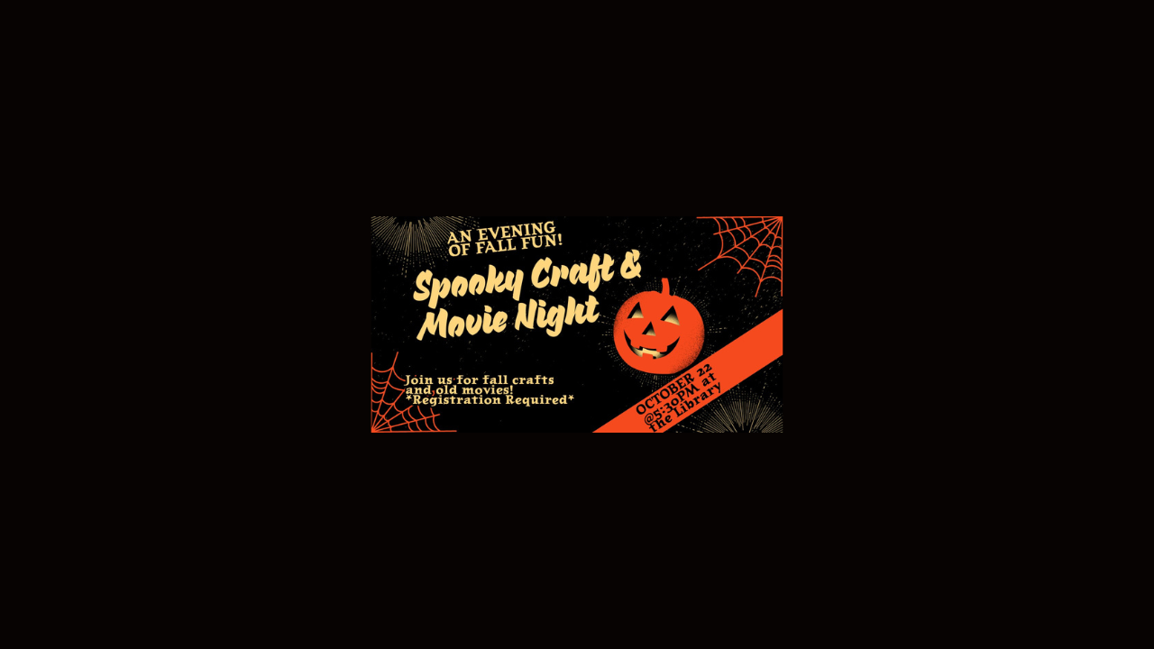 Adult Event: Spooky Craft and Movie