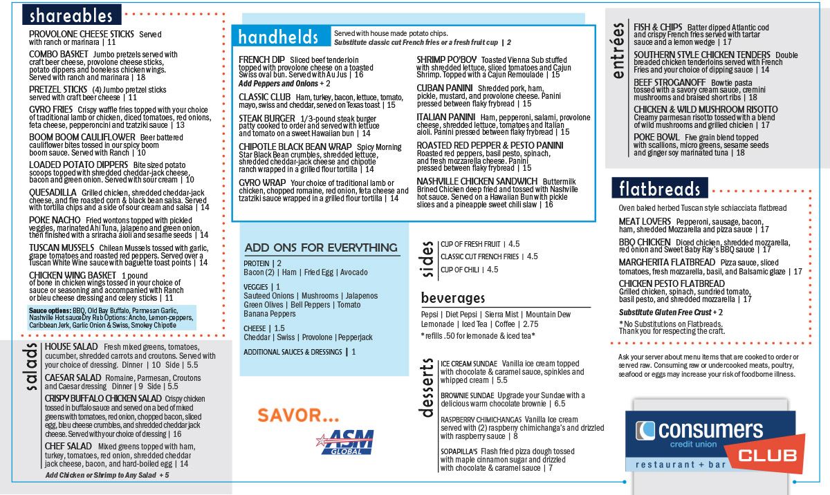 Consumers Credit Union Restaurant & Bar