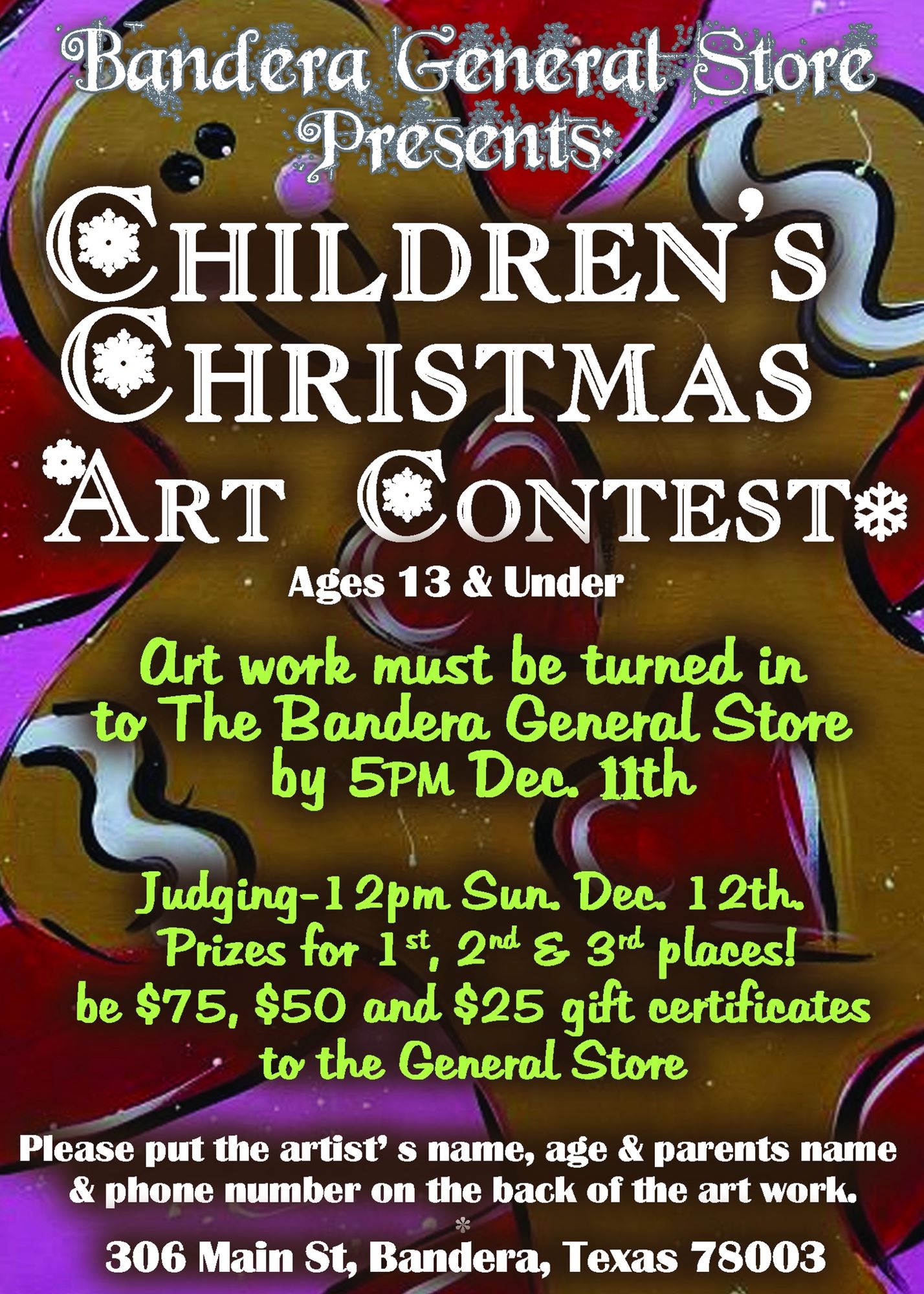 Children's Christmas Art Contest