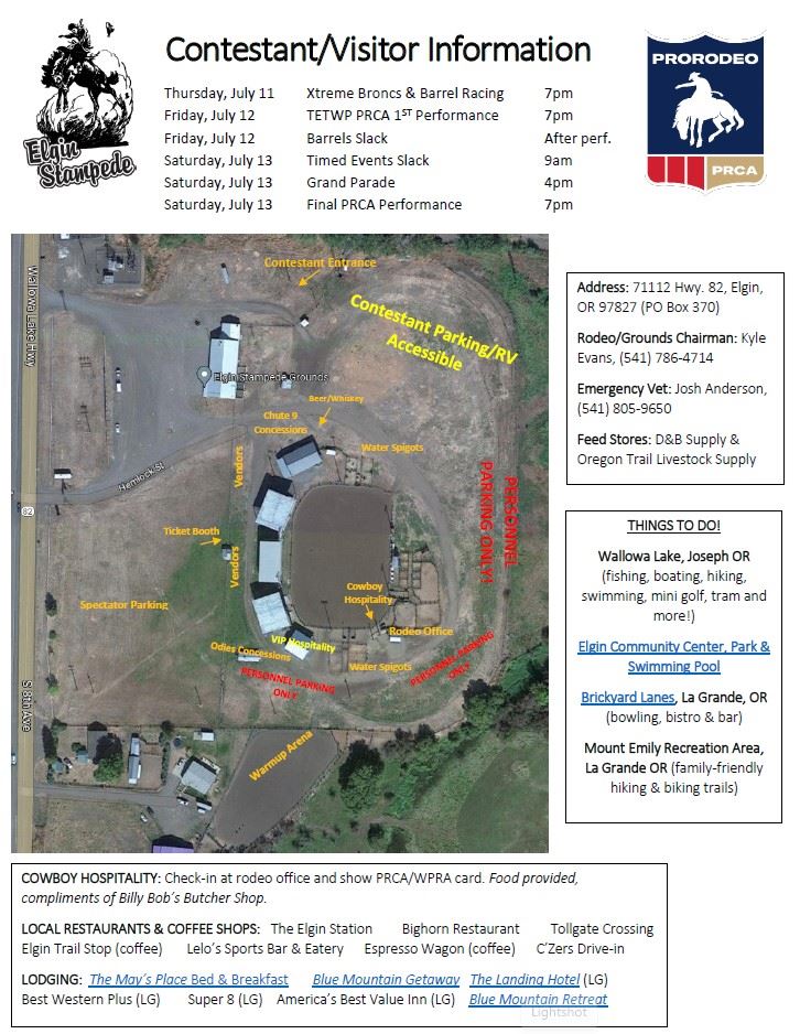 Contestants & Visitors