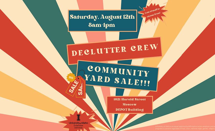 Declutter Crew Community Yard Sale