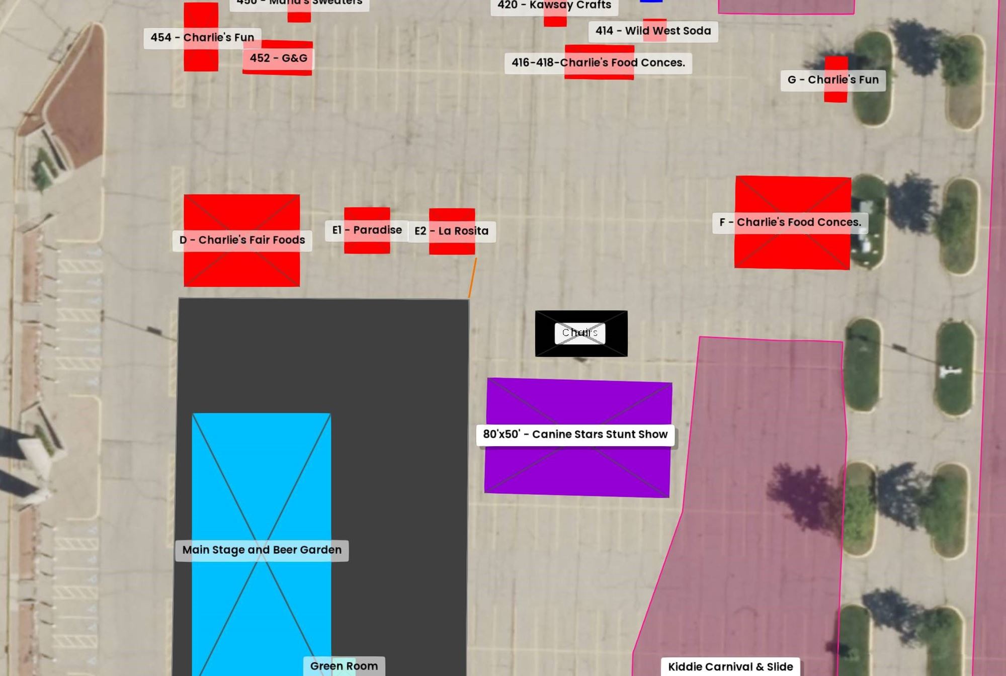 Vendor Map - Outside