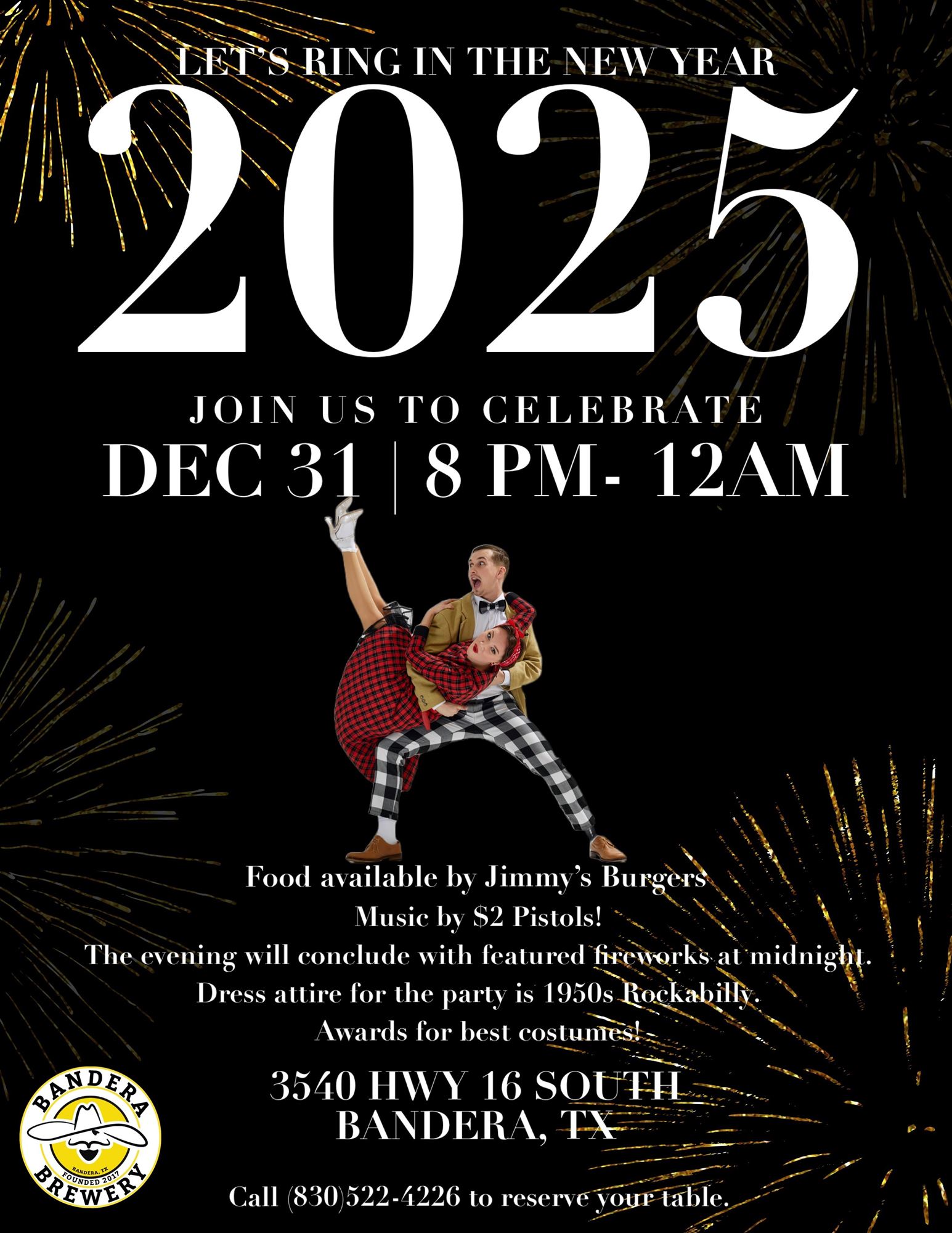 NYE Party at Bandera Brewery