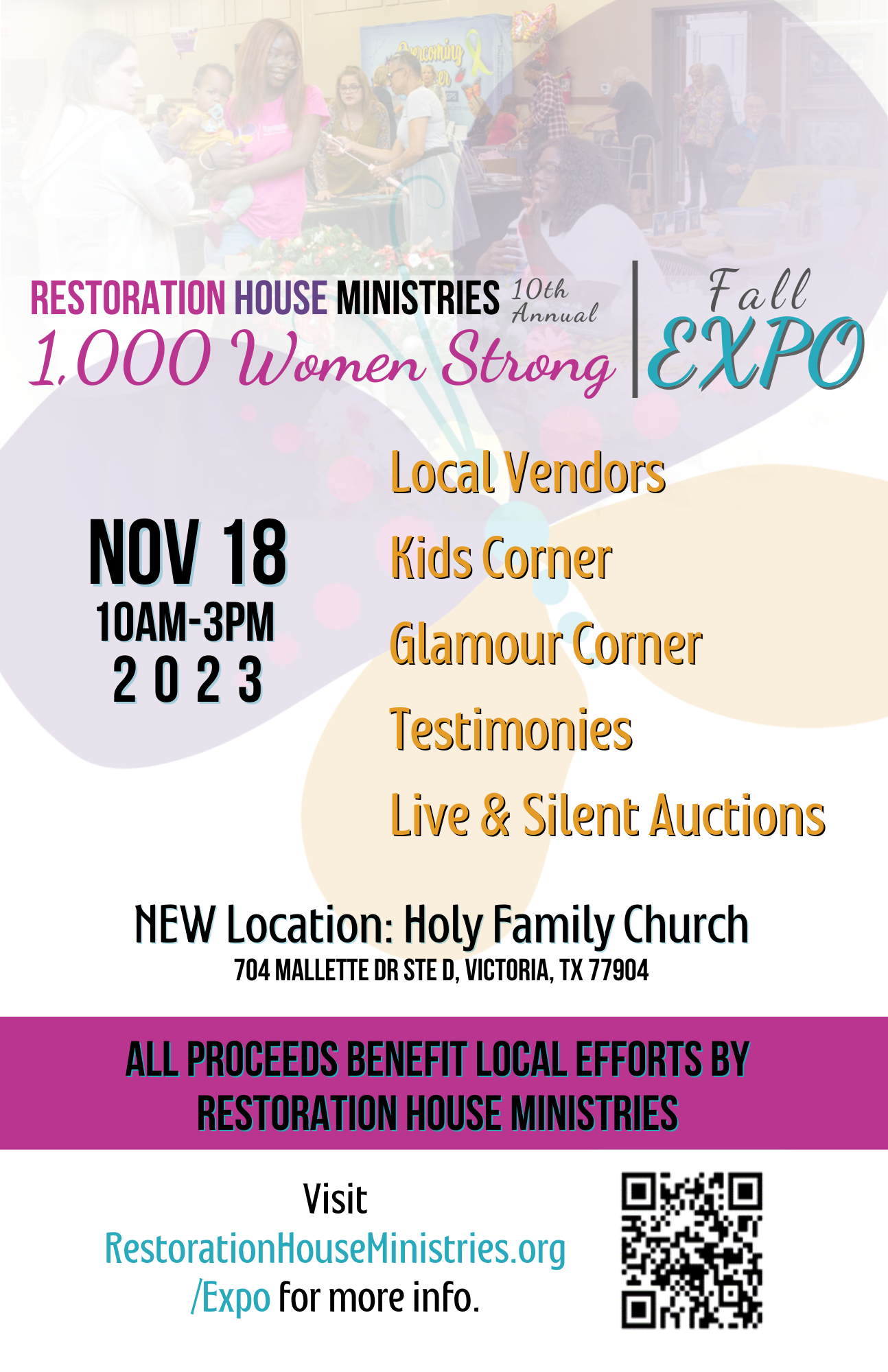 Restoration House Ministries' 1,000 Women Strong 10th Annual Fall Expo