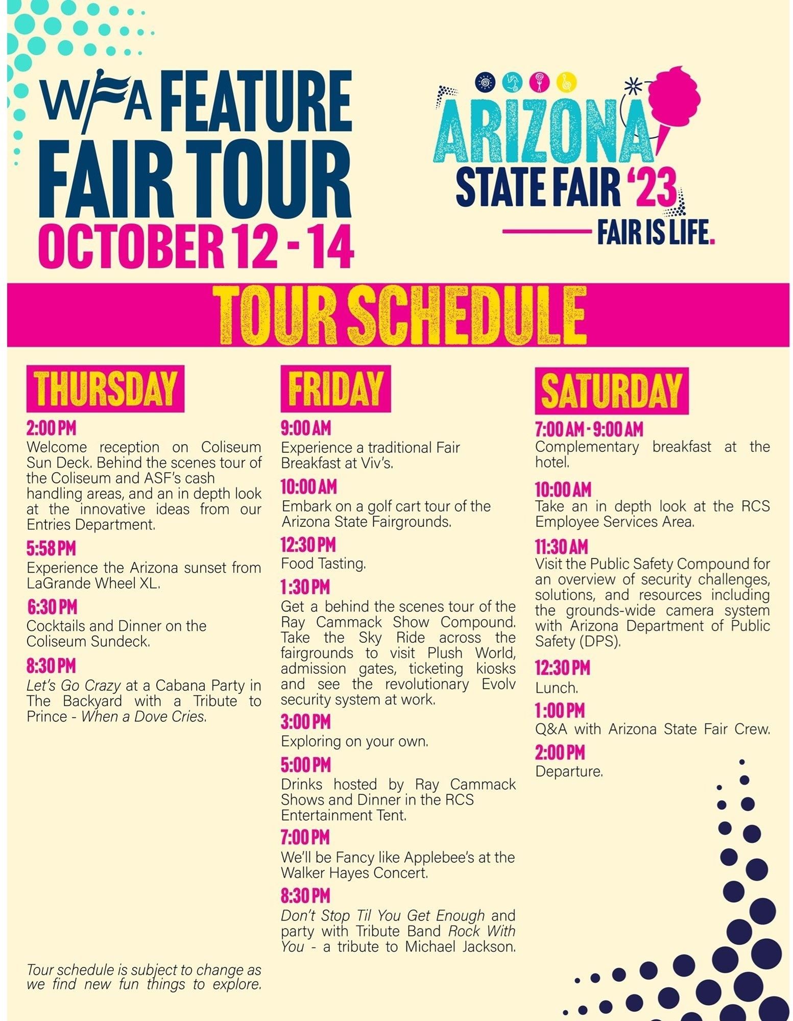 Feature Fair Tour