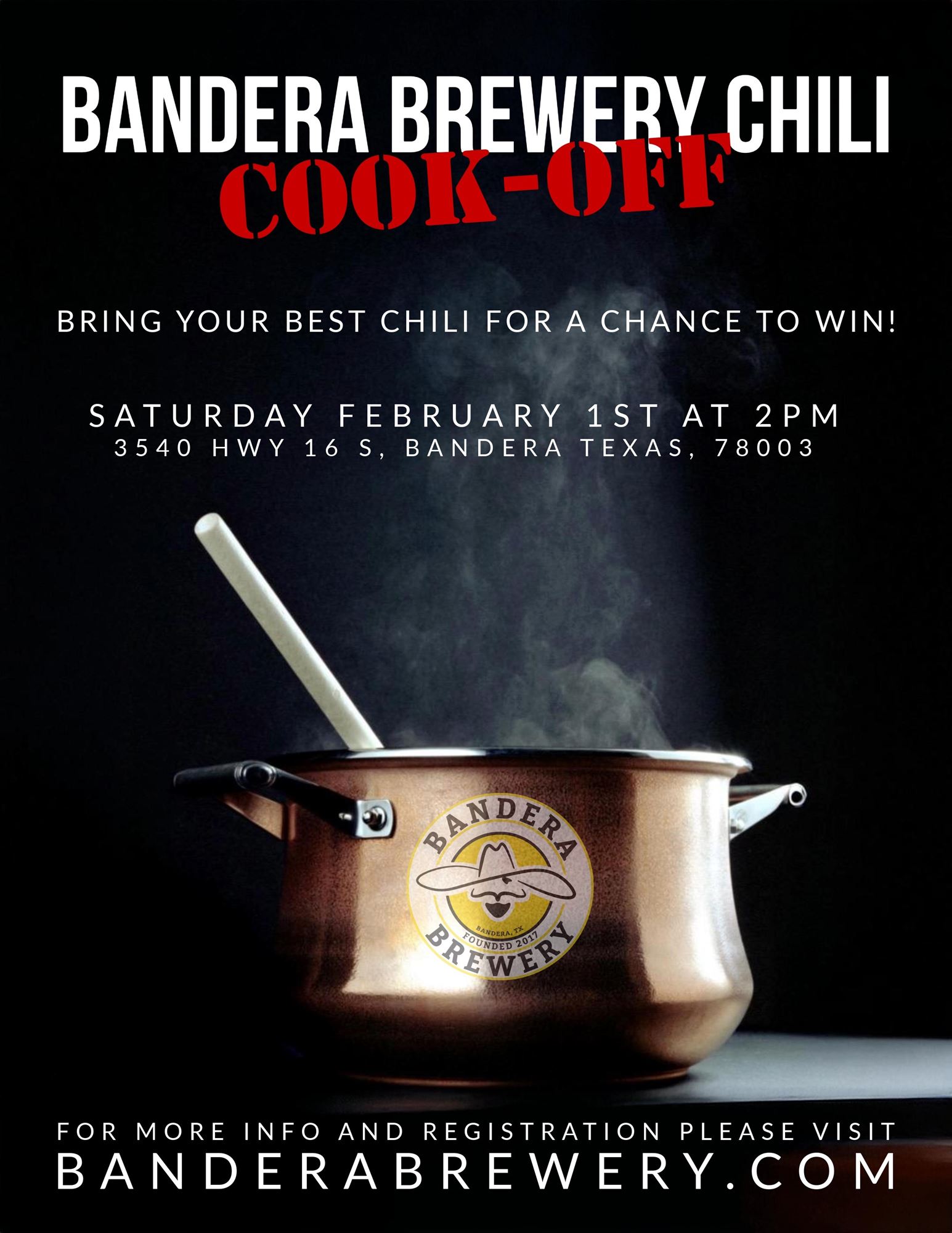 Chili Cook Off at Bandera Brewery