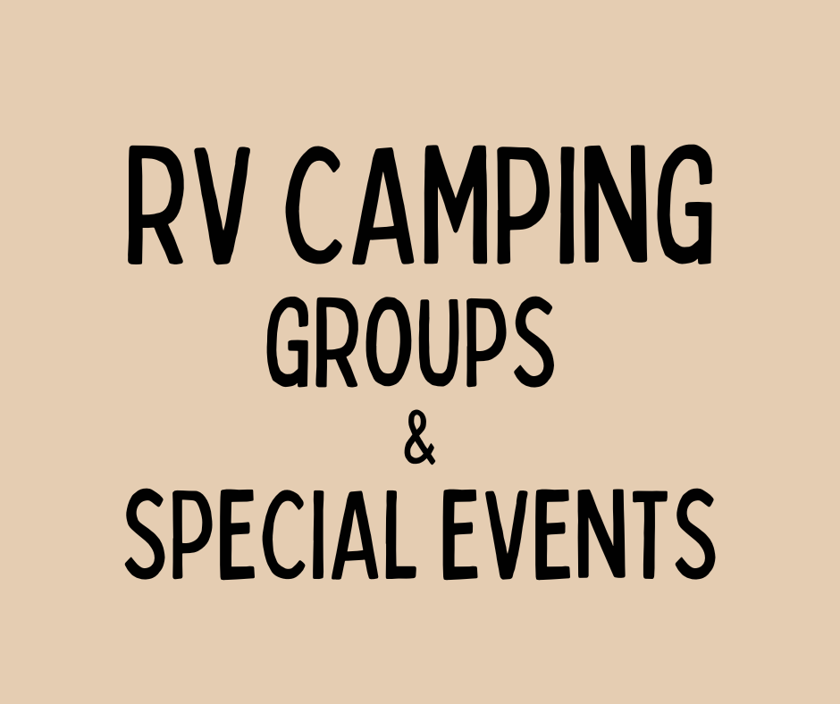 RV Camping - Groups & Special Events
