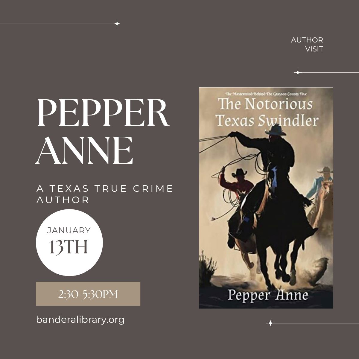 Pepper Anne -Texas True Crime Author