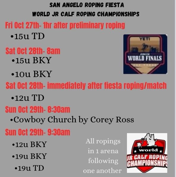 Jr Calf Roping Championships