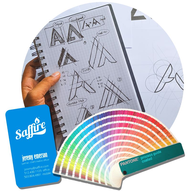 Saffire Logo Design & Branding Strategies