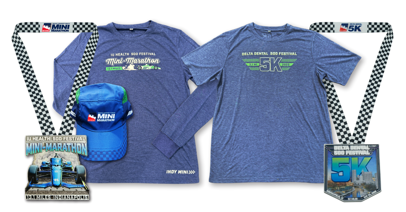 Indy Mini Shirt and Medal