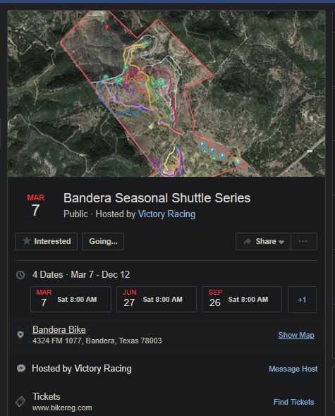 Bandera Bike Park Seasonal Enduro Series