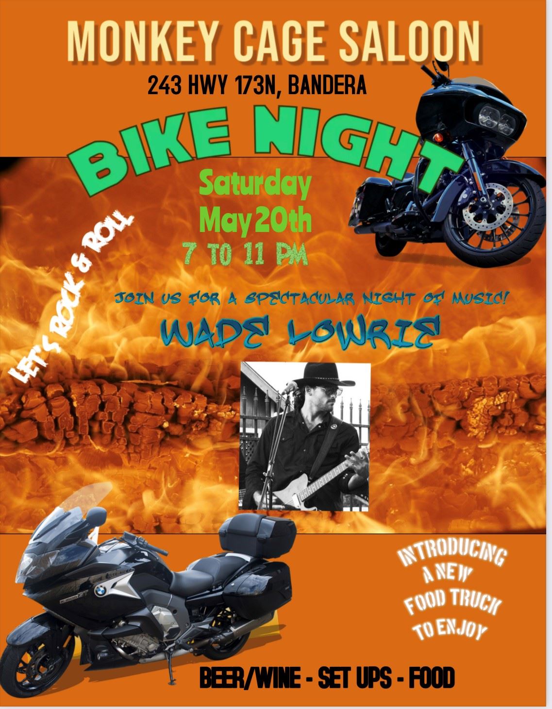 Monkey Cage Saloon Bike Night