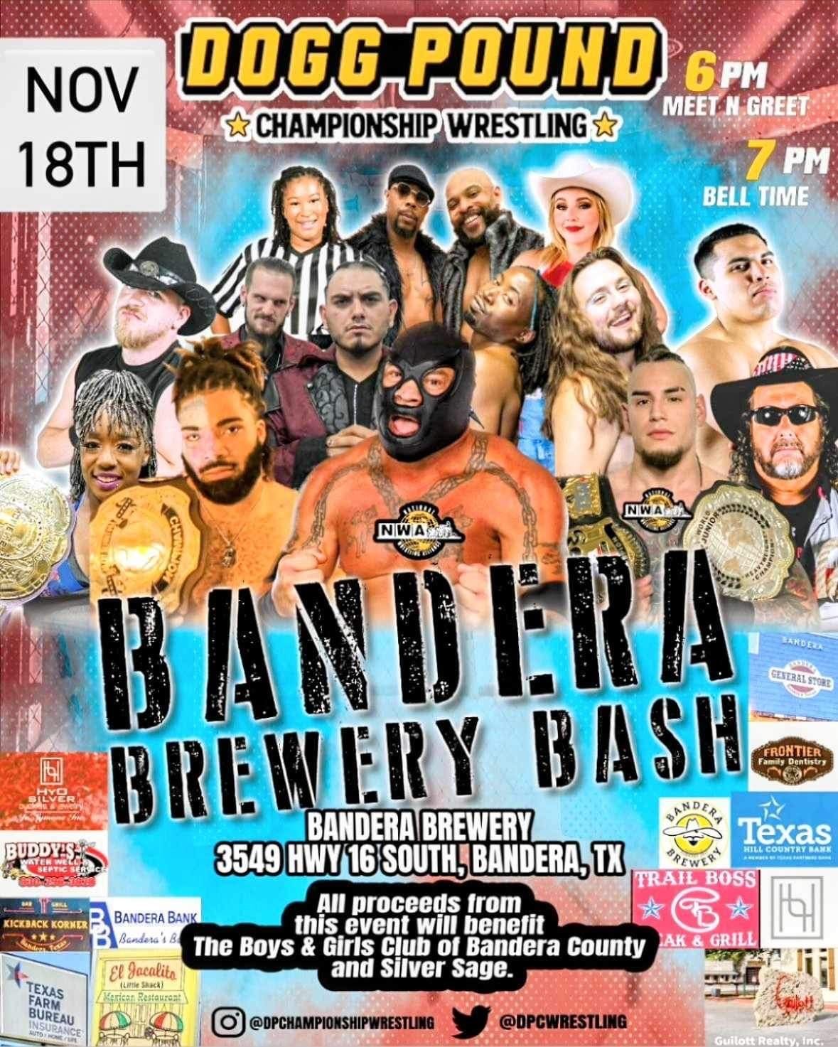 DOGG POUND CHAMPIONSHIP WRESTLING AT BANDERA BREWERY