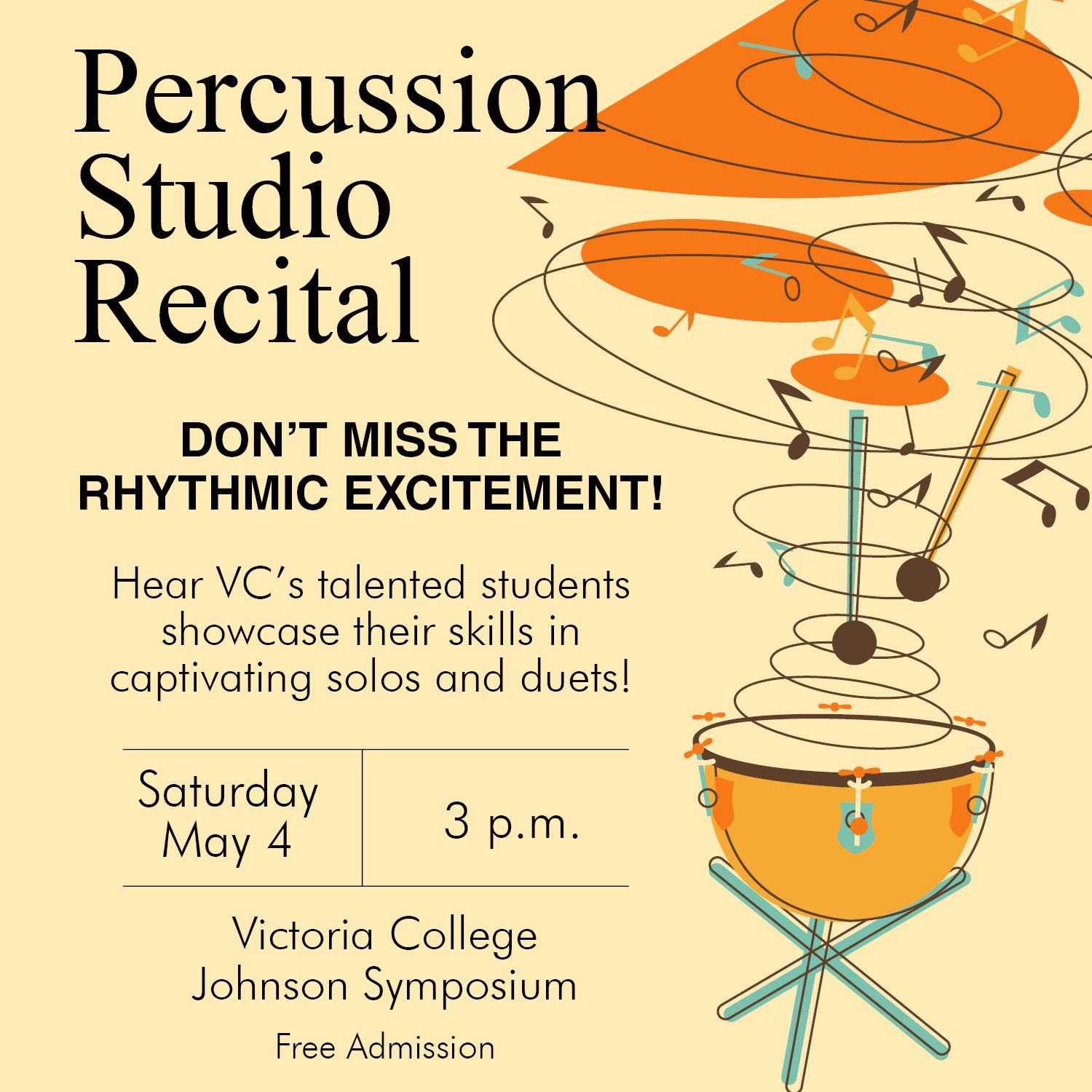 Victoria College Percussion Studio Recital