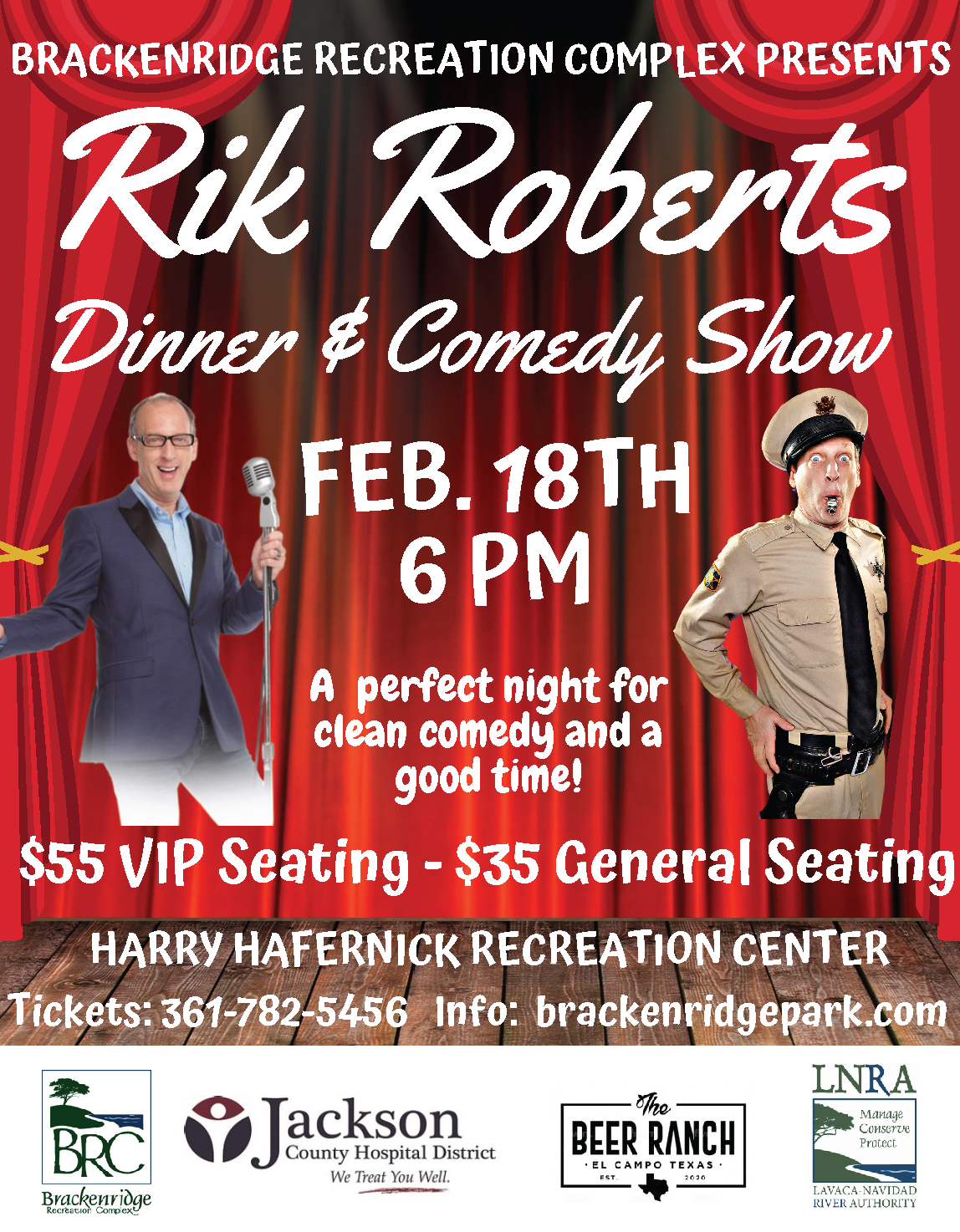 Rik Roberts Comedy Show & Dinner